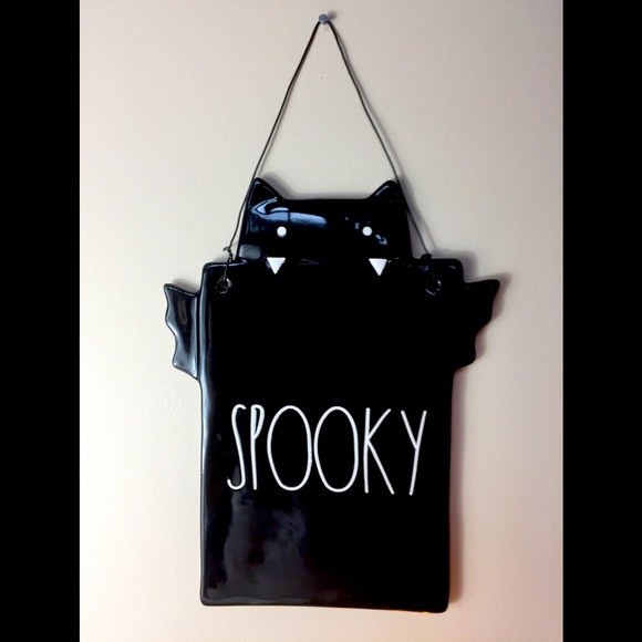 Rae Dunn | Holiday | Nib Rae Dunn Spooky Bat Ceramic Wall Plaque | Poshmark